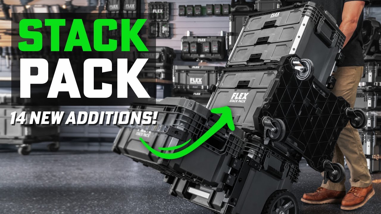Brand New FLEX STACK PACK! Wall Mounts, Drawers, and More! - YouTube