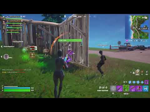 close fortnight match w/ randoms! - YouTube