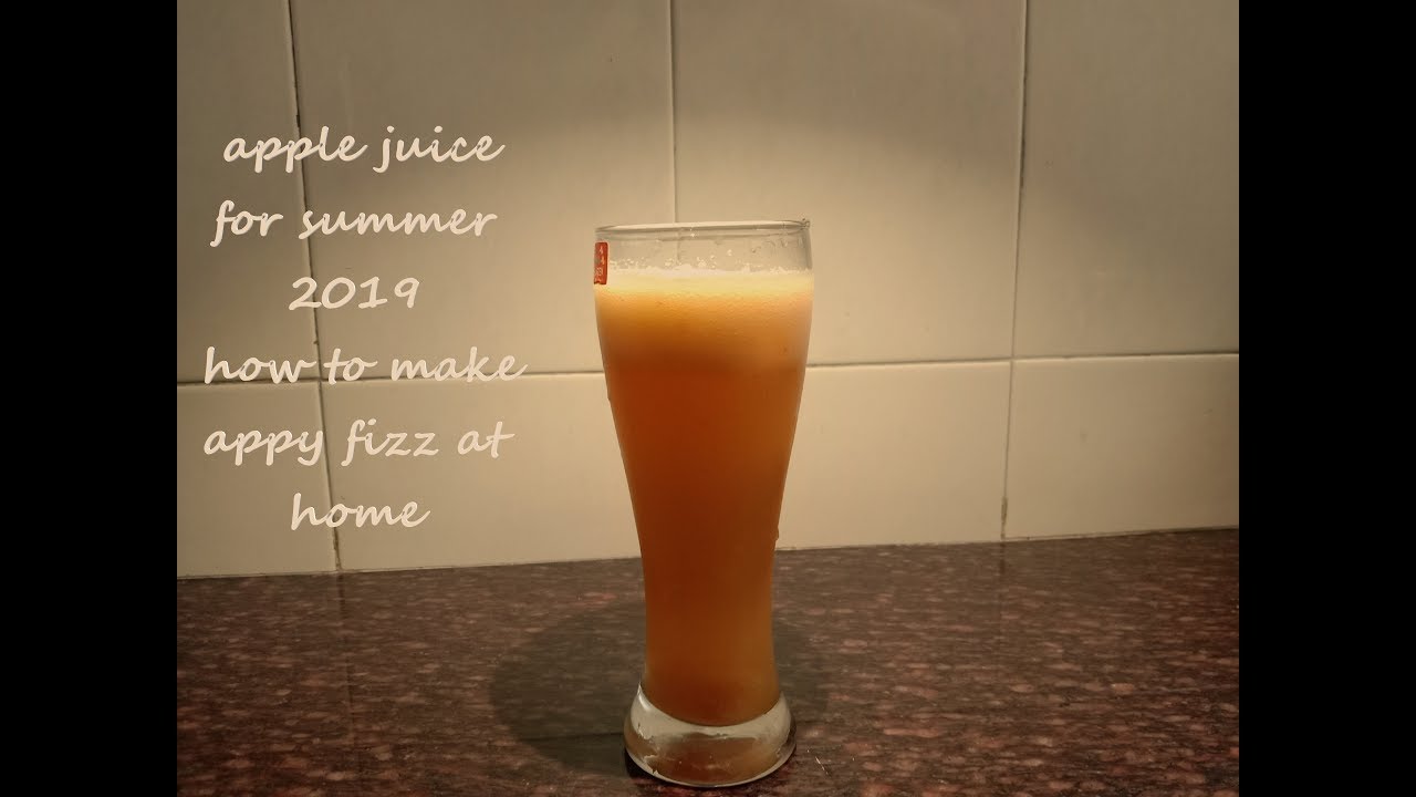 How to make Appy Fizz at home in summer / Homemade Apple juice recipe ...