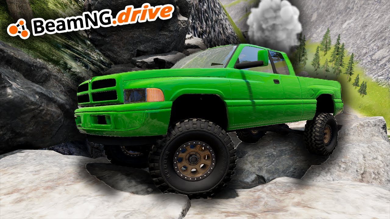 1200HP CUMMINS 2ND GEN ROCK CRAWLER? BOOSTIN!! - BeamNG.drive MP - YouTube
