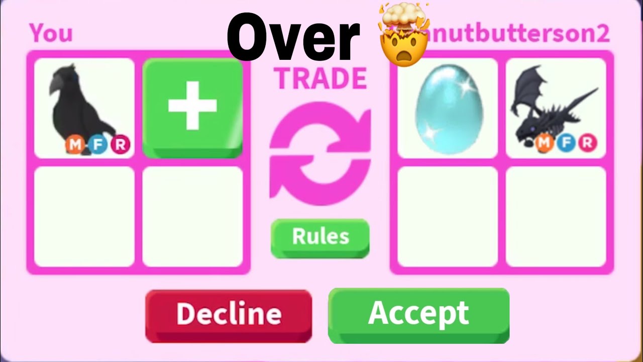 What people trade for a MEGA CROW😱 || Adopt me - YouTube