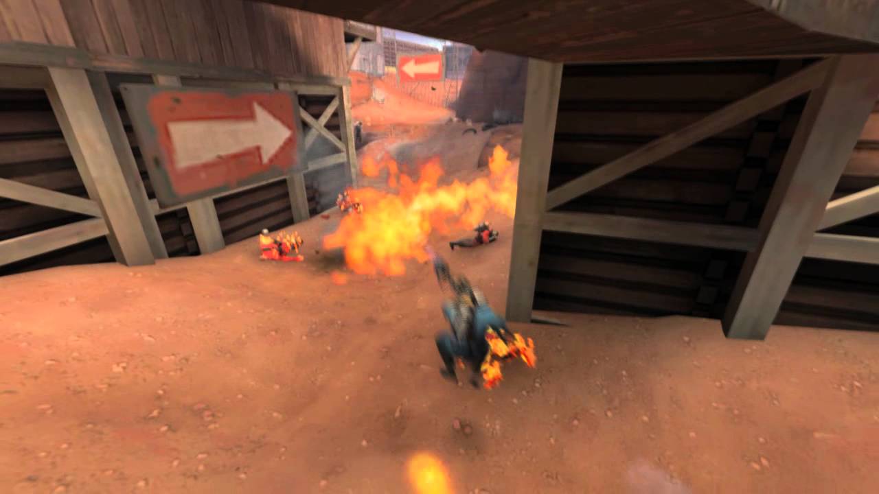 TF2 Pyro Chain frags - YouTube