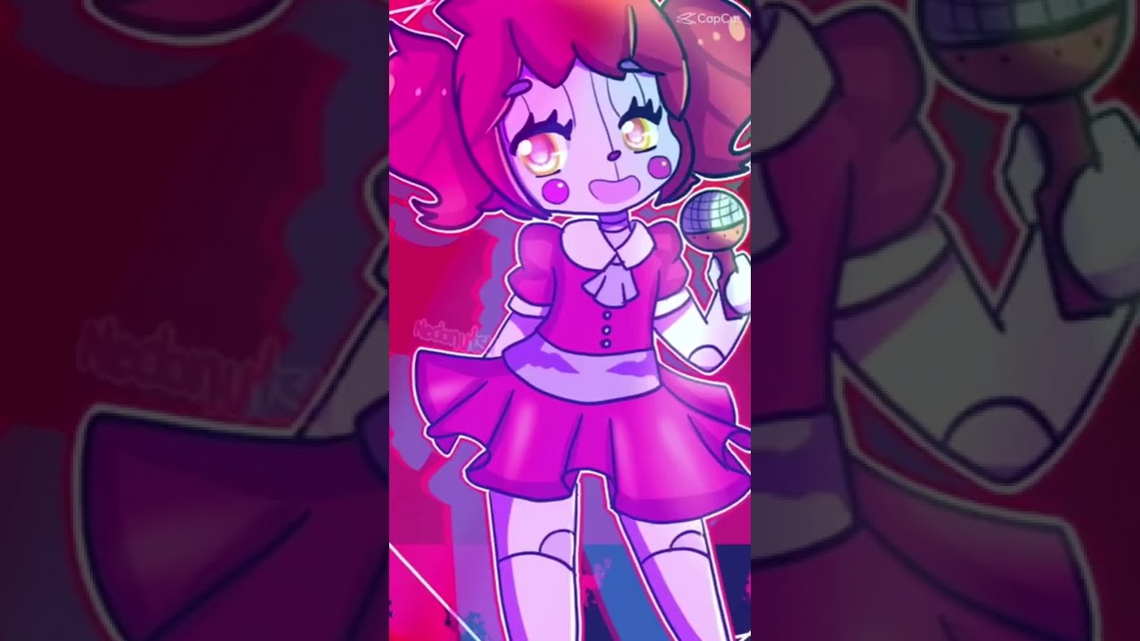 Ballora x circus baby!💜 ️ (⚠️not a ship! Mother and daughter⚠️) #shorts ...