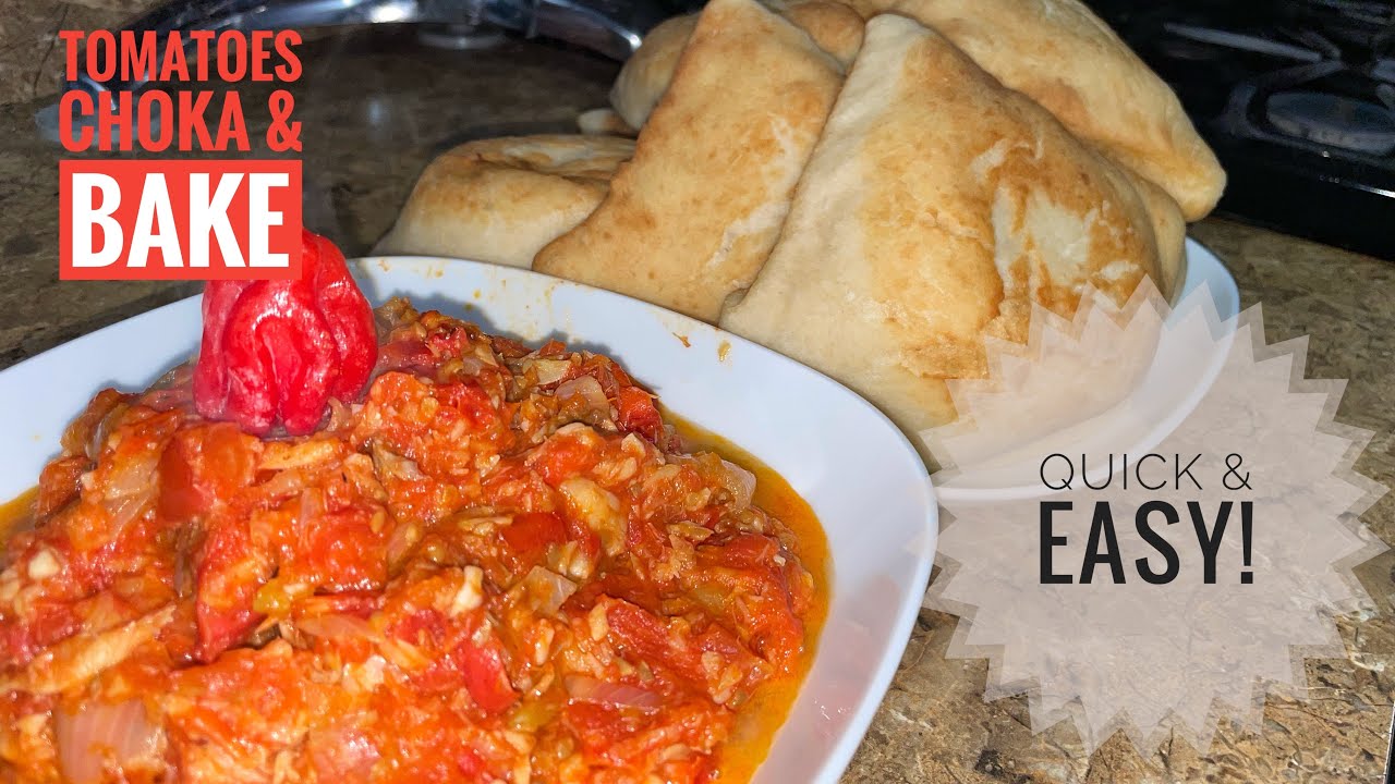 🇹🇹 Quick & Easy Tomatoes Choka 🍅 & Bake! 🫓 - YouTube