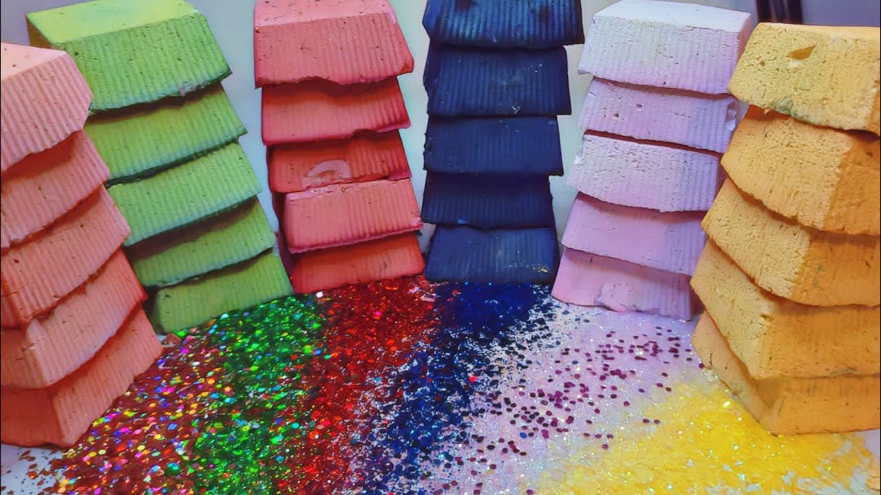 Multicolored reformed blocks🌈 Oddly satisfying | ASMR |Sleep aid| Relax ...