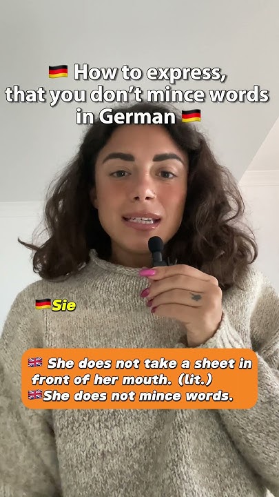 🇩🇪Speak German like a native – kein 🍂 vor den 👄nehmen🇩🇪 #wortschatz # ...