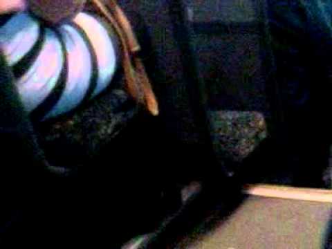 girl on bus in tights