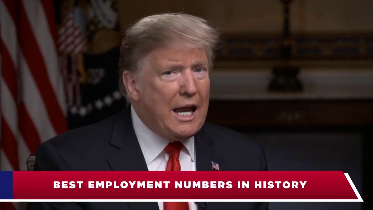 Donald Trump. The State of the Union. BEST employment numbers in the ...