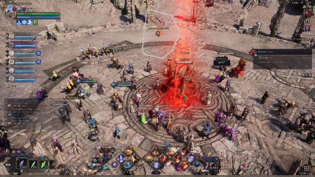 Throne And Liberty World boss fight - YouTube