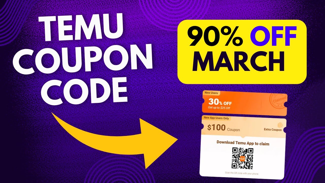 Temu Coupon Code 2025 - New Temu Discount Codes - YouTube