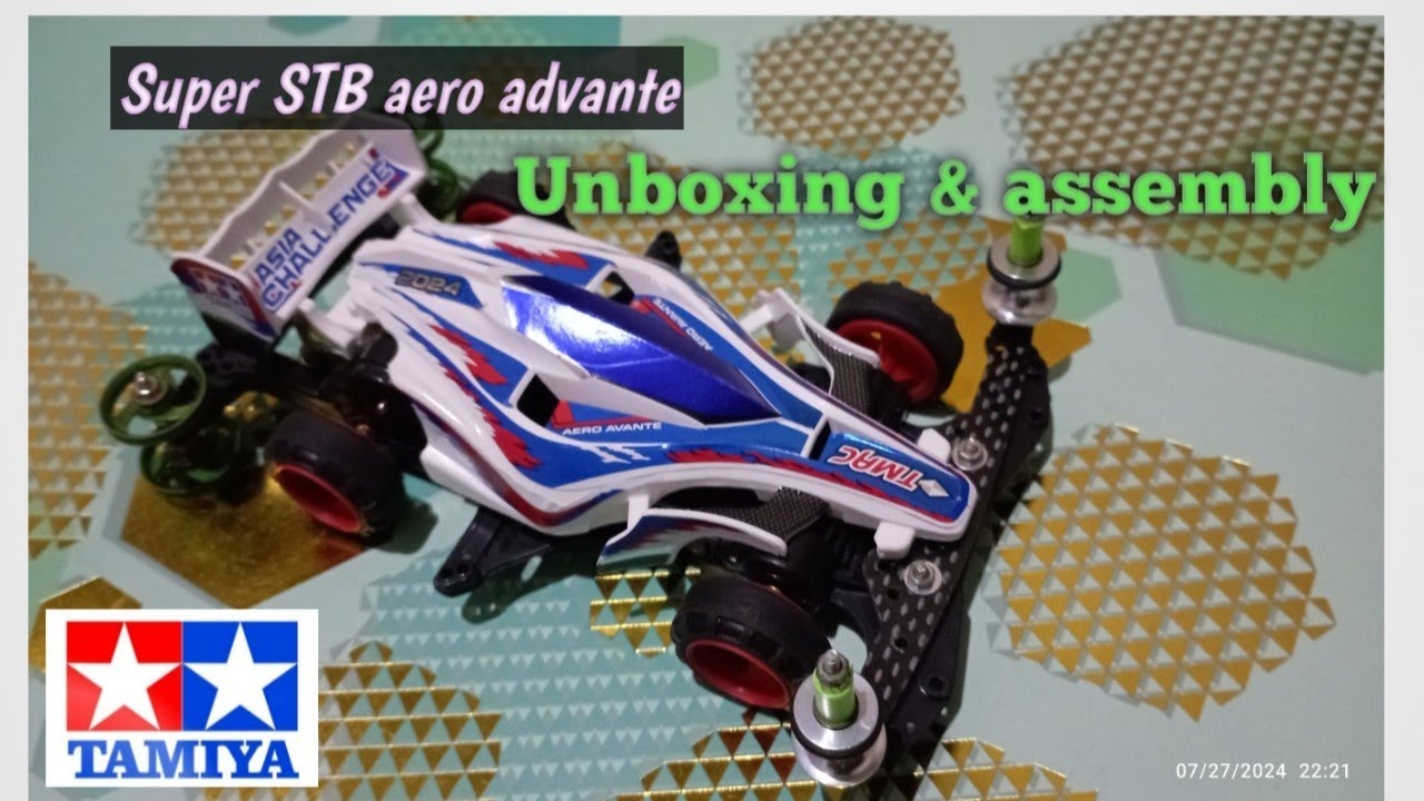 Unboxing dan Test Run super STB..rep tamiya ..#mini4wd#2024 - YouTube