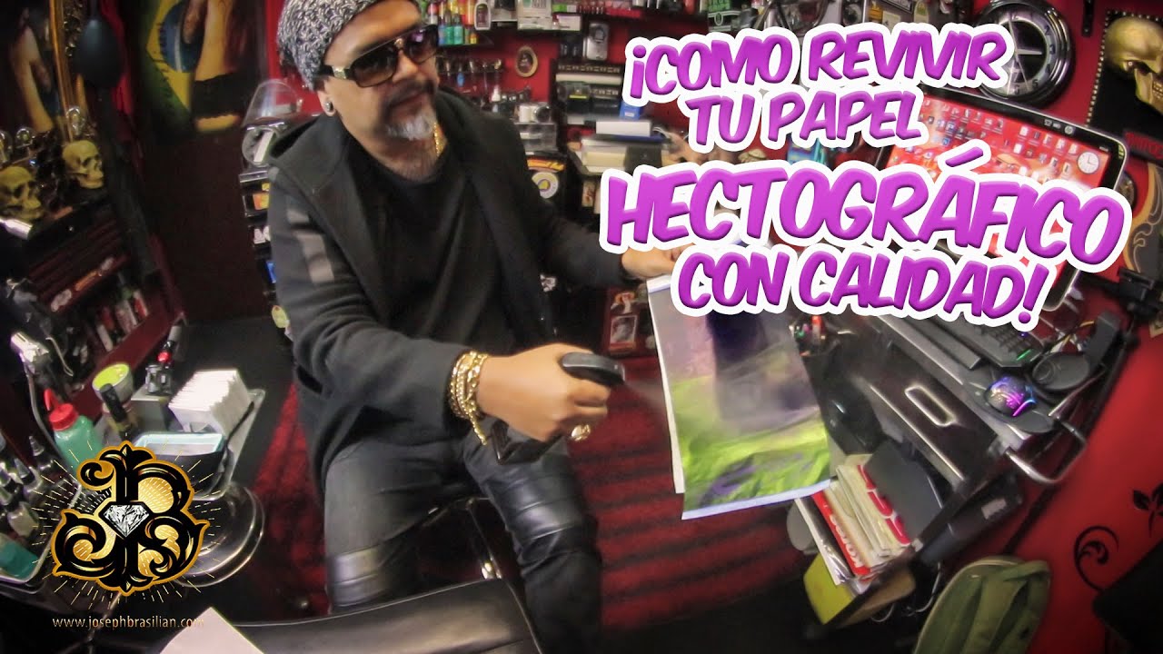 ¡como revivir tu papel hectografico con calidad! - YouTube