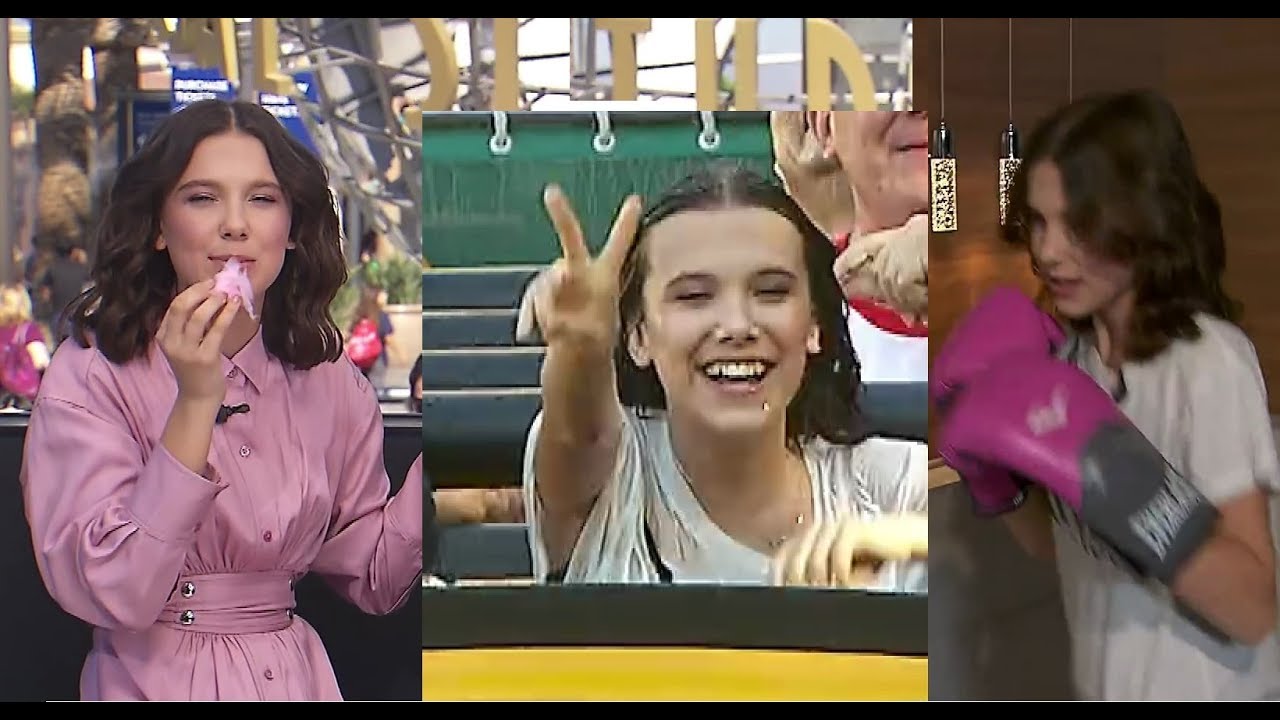 Millie Bobby Brown shows off her Boxing skills and goes on the Jurassic ...