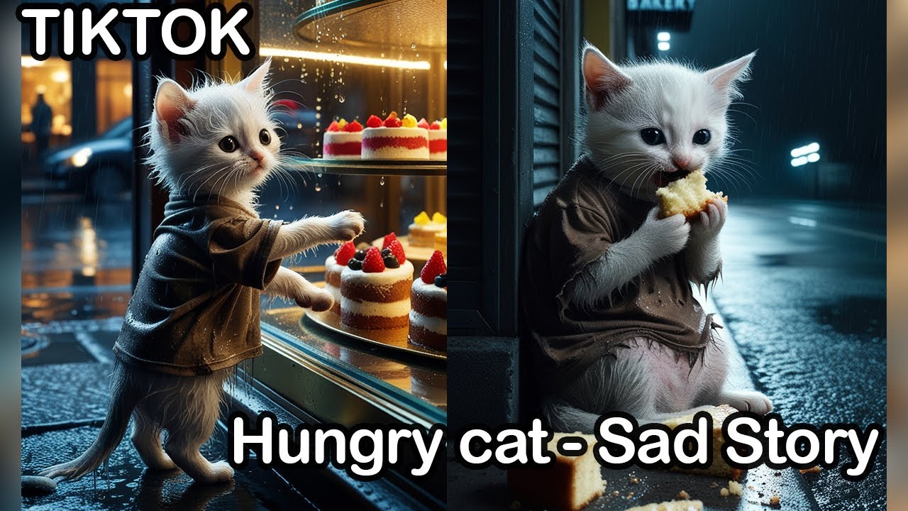 Hungry Cat Sad Story #cat #story #shorts #sadstory #kitten #cat # ...