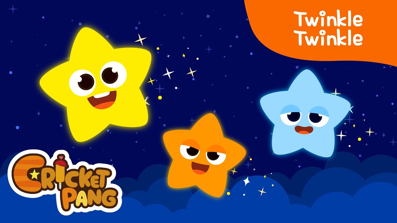 Twinkle Twinkle little star | lullaby | Kids Song | Cricket Pang TV ...