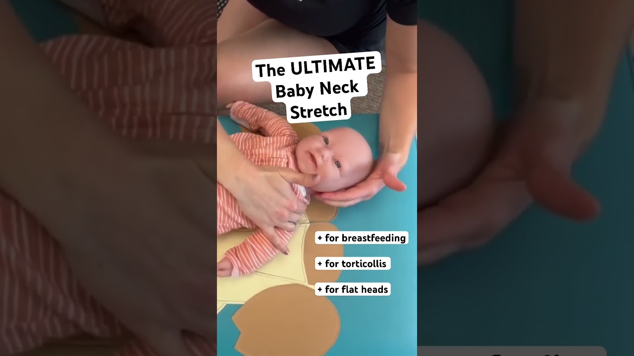Torticollis Stretches How To Stretch A Baby's Neck And Arm Muscles