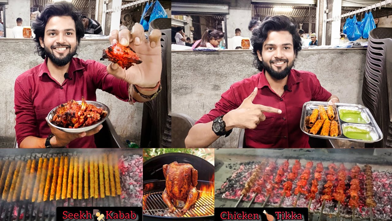 India Ka Best Seekh Kabab Aur Chicken Tikka || Best Place For Non-Veg ...