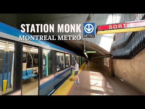 4K Walking Tour // Station Monk Montreal Metro - YouTube