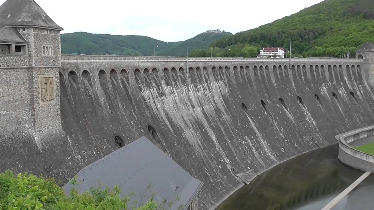 Eder Dam .. Breached by the Dambusters 17th May 43 - YouTube