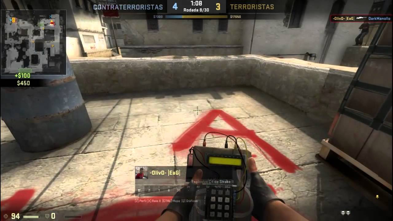Aprendendo a dar flash scope CS GO - YouTube