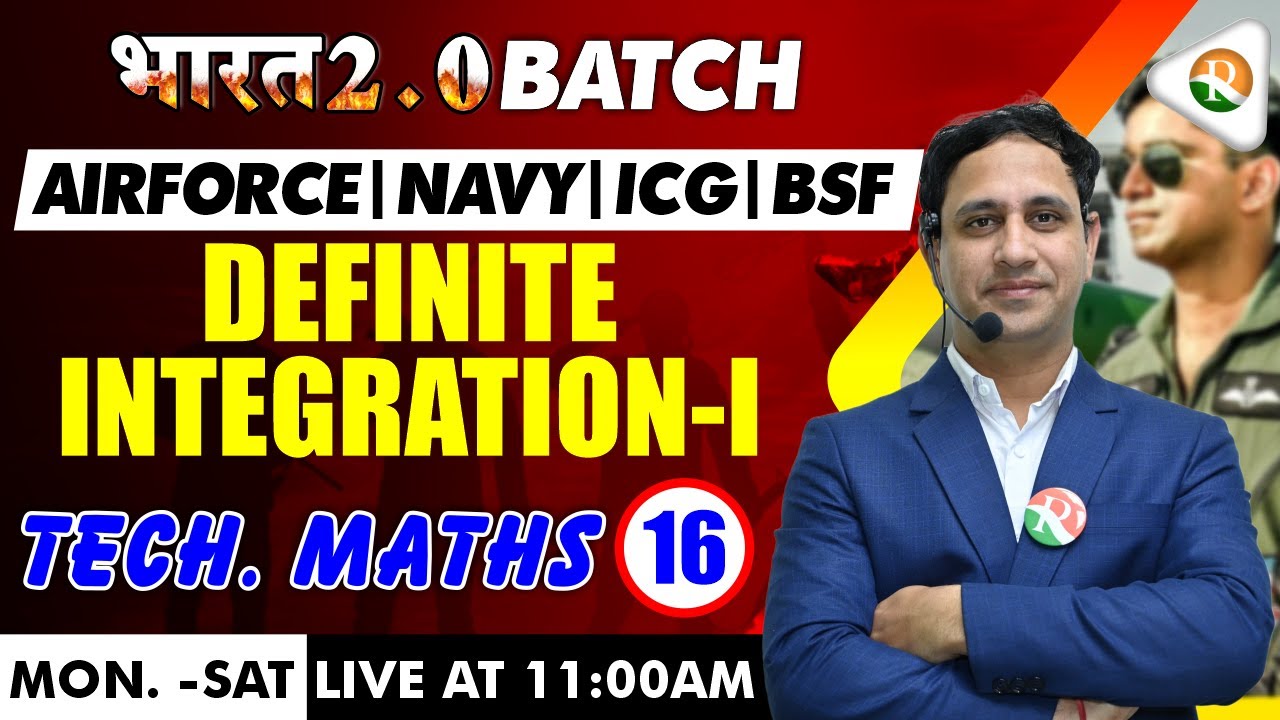 Definate Integration-01 Airforce, Navy, ICG | Complete Maths for ...