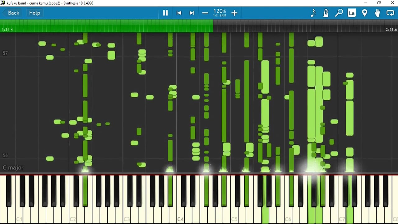 Kufaku Band - Cuma Kamu (Coba2) Midi Version - YouTube