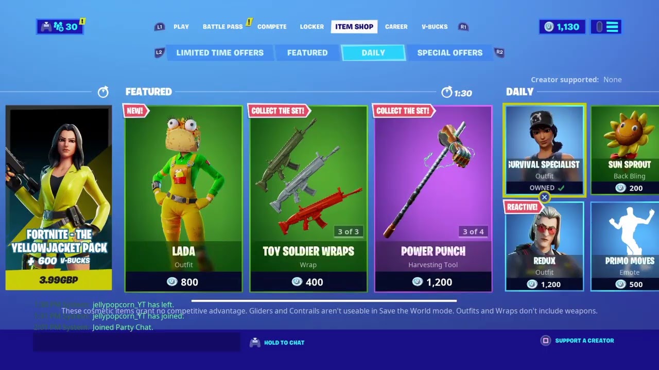ITEM SHOP RESET AT 2PM GMT 9AM EST 7AM PST 3PM CENTRAL EUROPE 10PM CST ITEM SHOP RESET AT 2PM GMT 9AM EST 7AM PST 3PM CENTRAL EUROPE 10PM CST