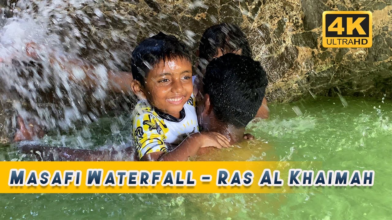 Enjoying Masafi Waterfall in Ras Al Khaimah #rasalkhaimah #waterfall # ...