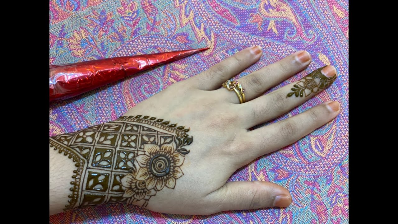 Wrist band henna design | natural henna |henna bracelet design | easy ...