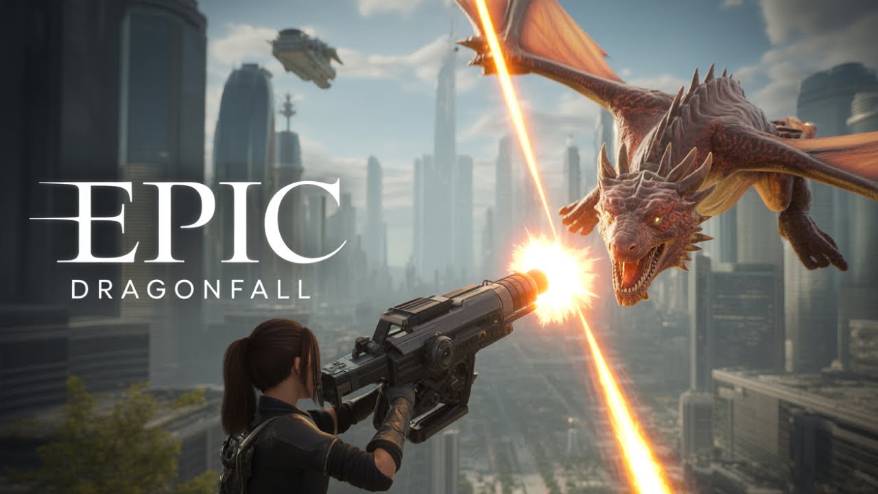 Epic Dragon Slayer Boss Battle: Mio & Zoe Conquer with Insane Laser ...