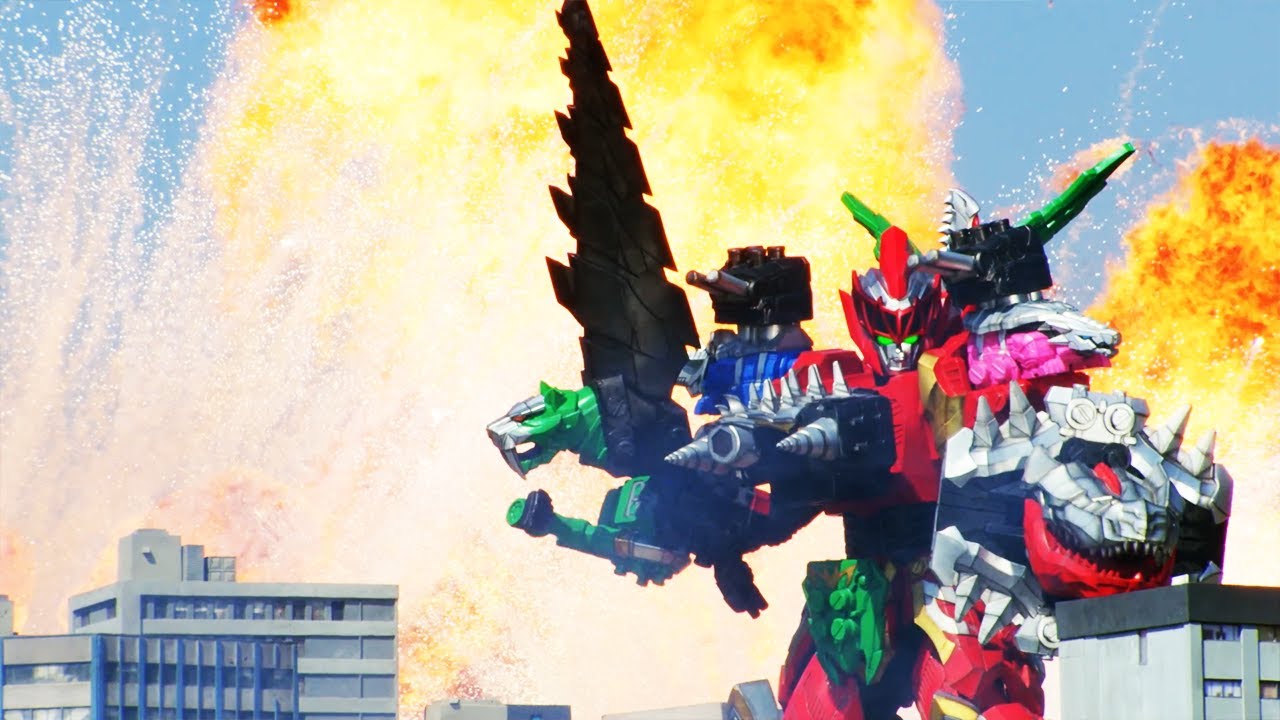 Les plus grands moments du Megazord Dino Fury 🦖 Dino Fury ⚡ Power ...