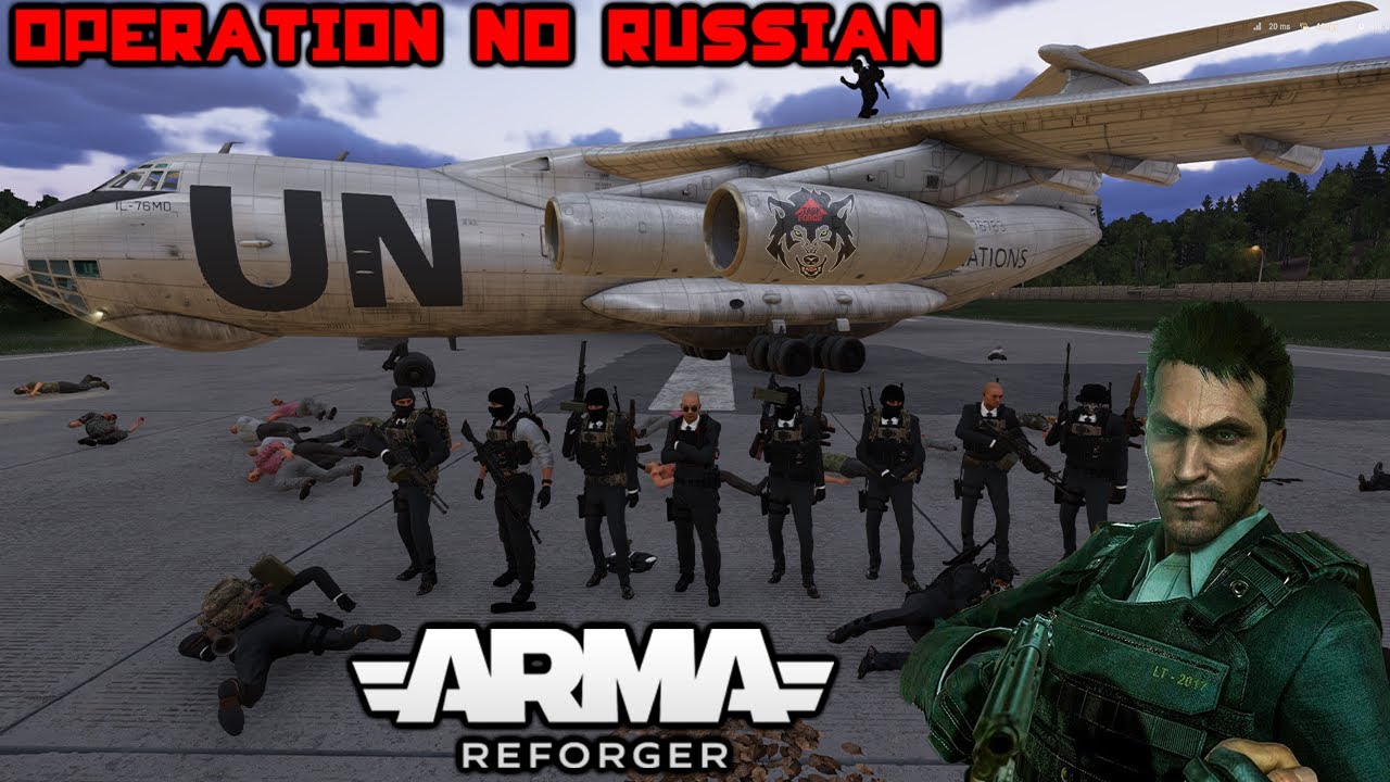 ARMA REFORGER - OPERATION NO RUSSIAN (Task Force Mercs) - YouTube