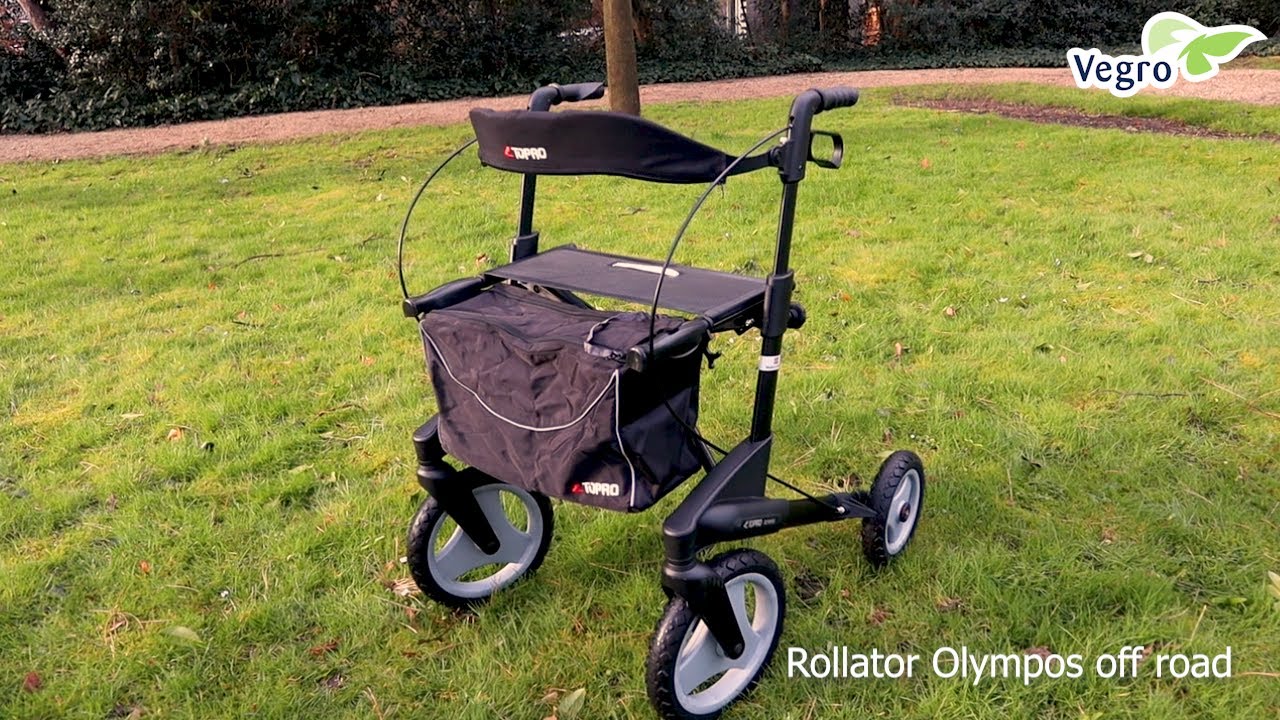 Rollator Olympos off road | Vegro - YouTube