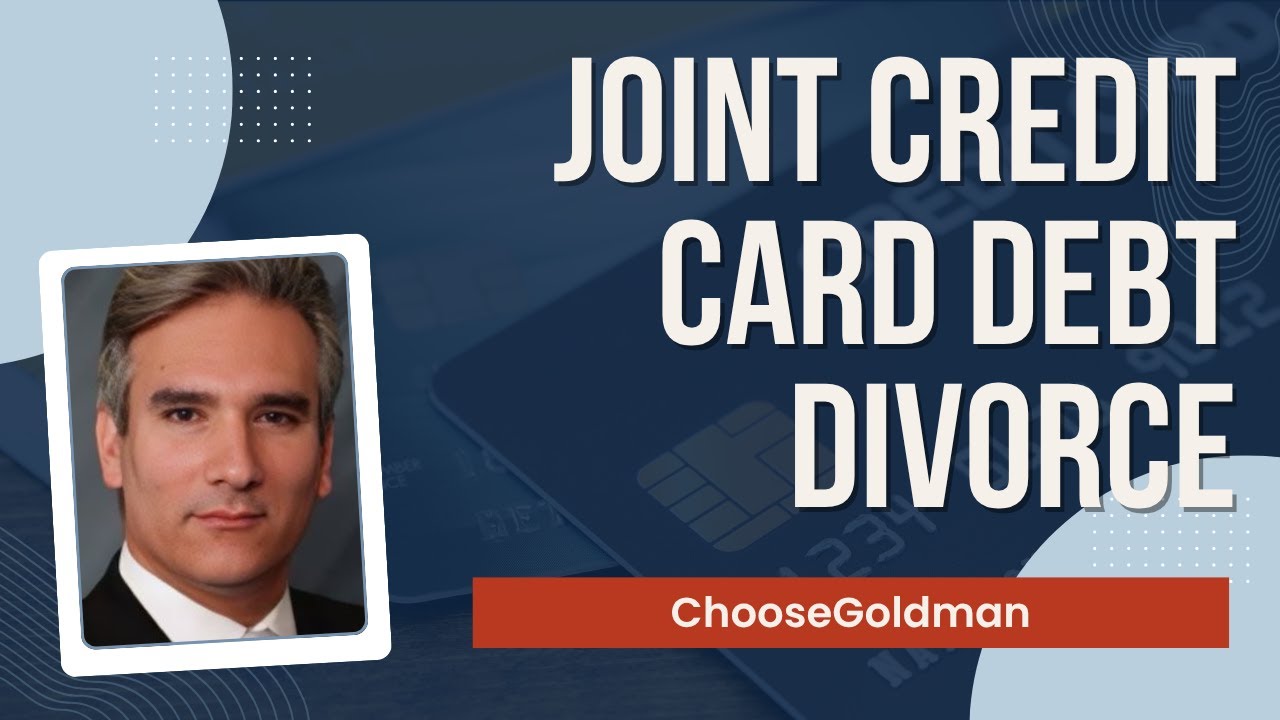 Who Pays Off Joint Credit Card Debt in Divorce? - YouTube