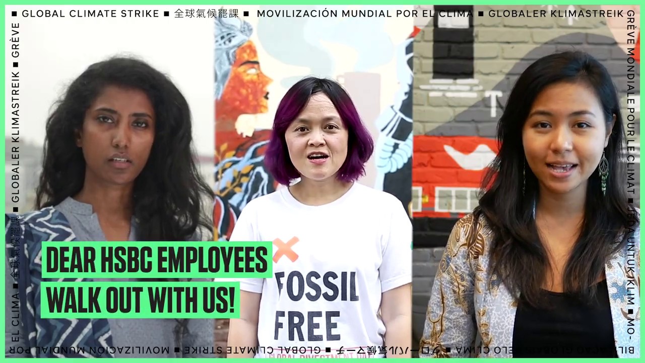 HSBC Employees: Support the Global Climate Strike - YouTube