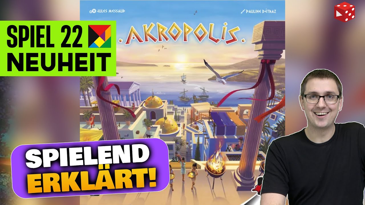 AKROPOLIS - SPIEL 22 Neuheit - Interessant für Cascadia Fans - YouTube