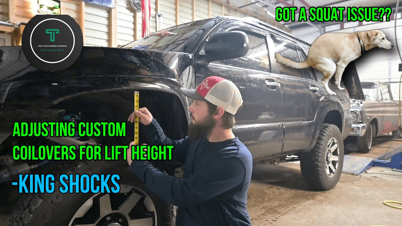Adjusting Custom Coilovers For Lift Height - KING SHOCKS - YouTube