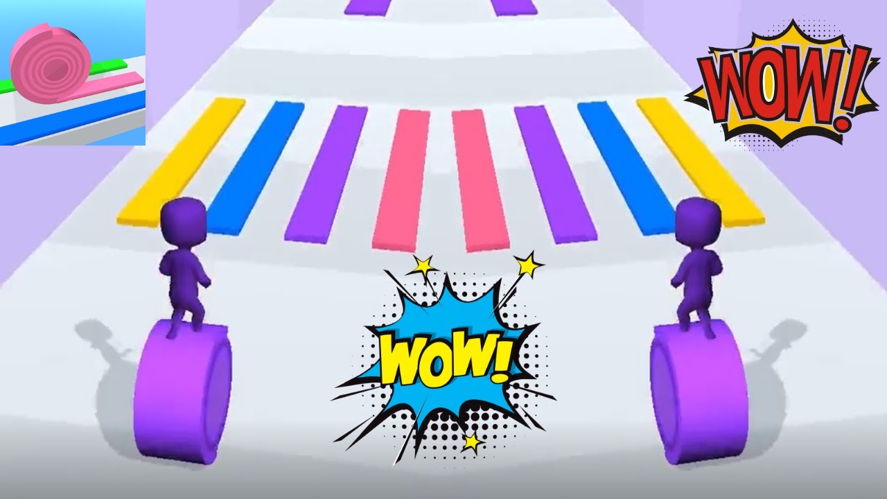 Layers Roll Gameplay All Levels Walkthrough iOS, Android New Game 🎮😍 ...