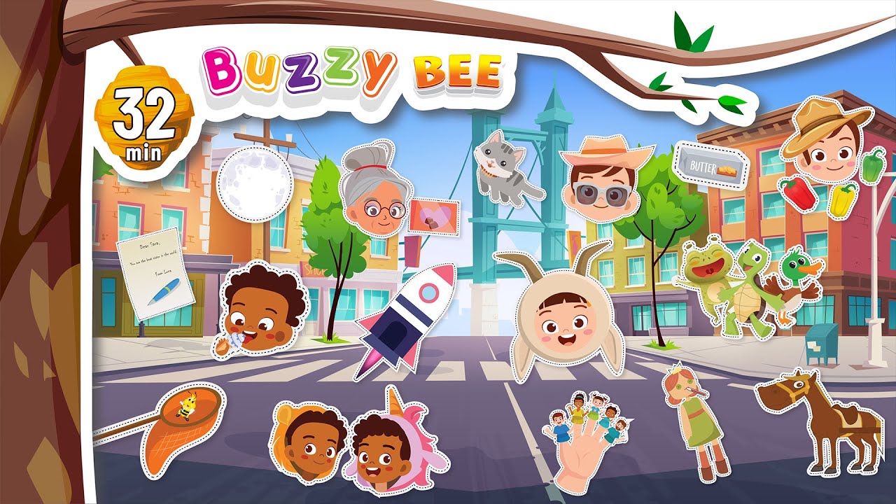 ZOOM ZOOM ZOOM WE'RE GOING TO THE MOON + MORE | BUZZY BEE | NURSERY ...