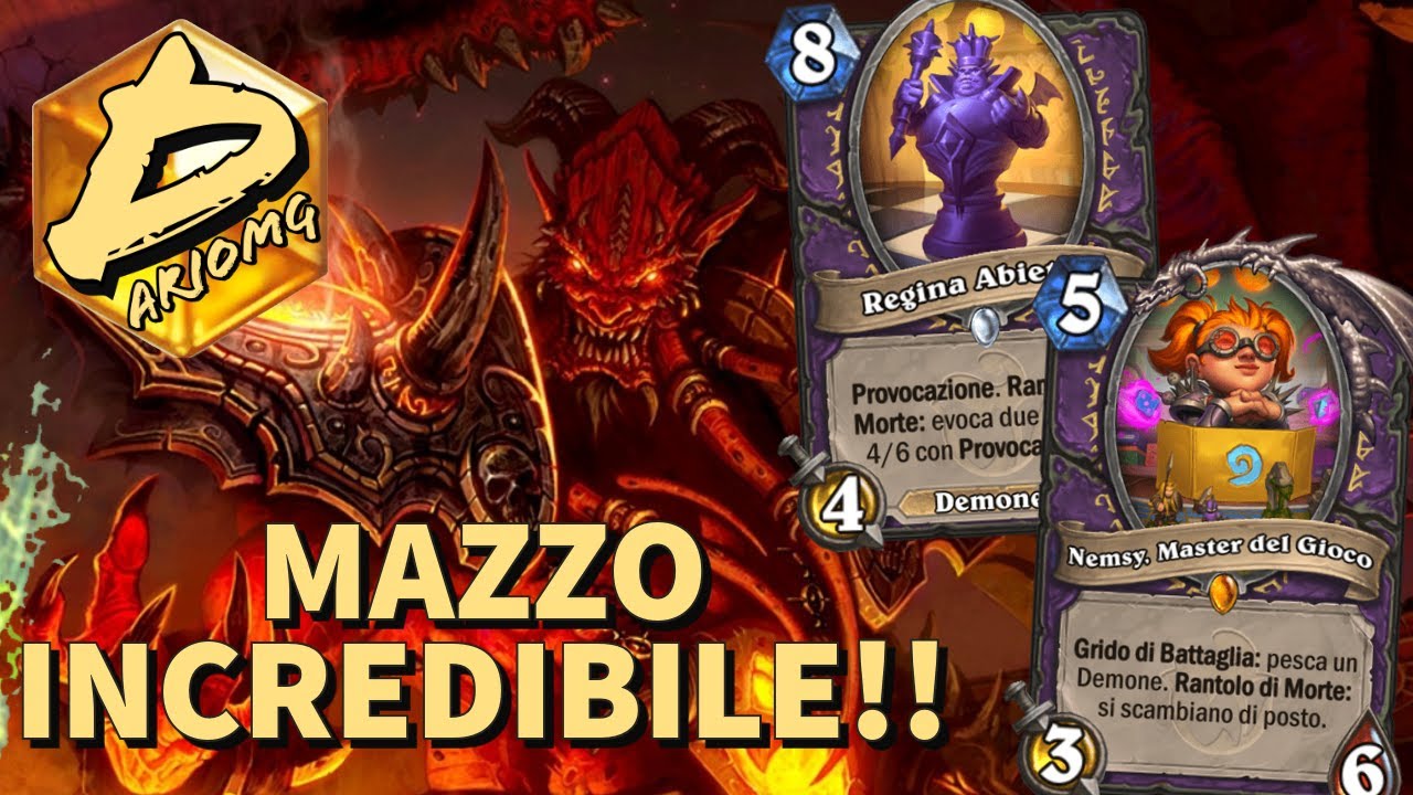 IL DECK PIU' BELLO DELL'ESPANSIONE!! HL LOCK! HEARTHSTONE ITA - YouTube