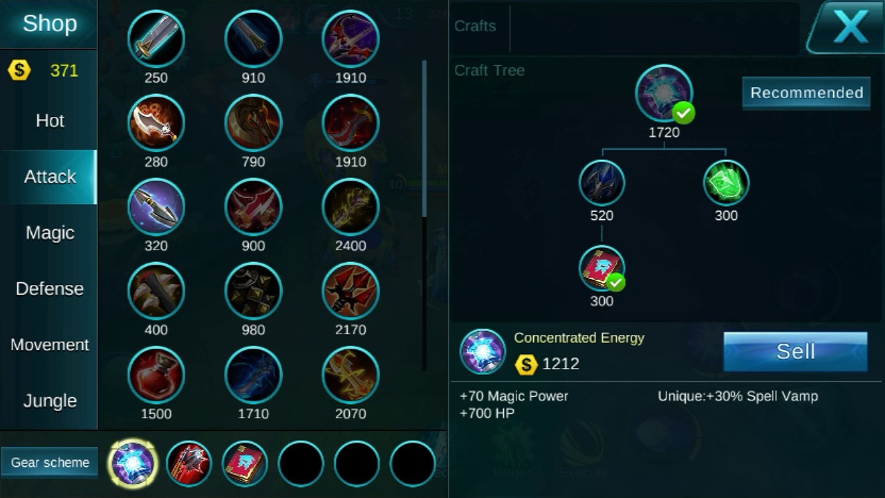 Mobile Legends : Bloodlust Axe + Spell Vamp effect on Mage(Aurora Test ...