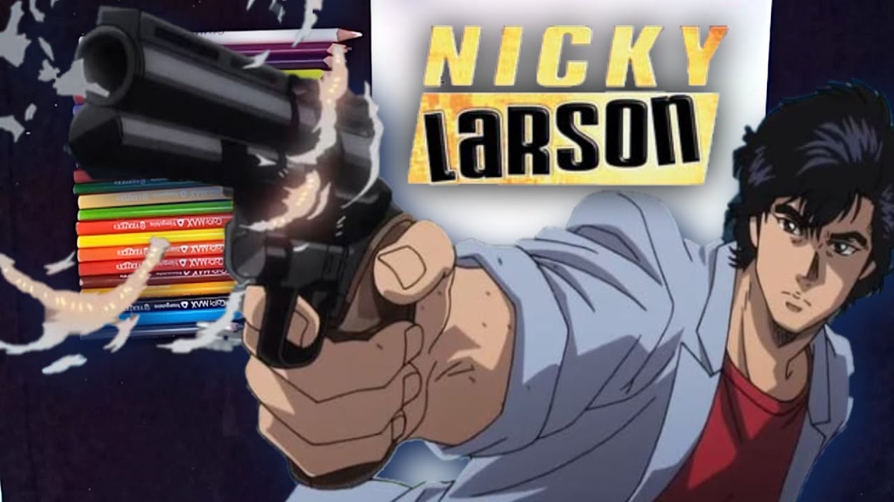 How to draw and Color # 107 Nicky Larson (City Hunter) / Nicky Larson ...