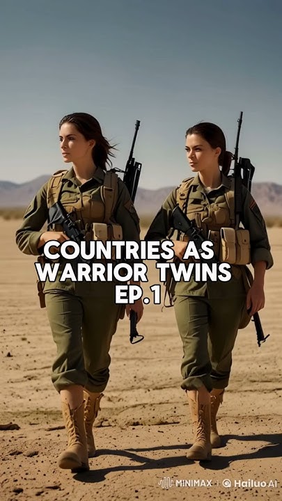 I Redesigned Countries as Women WARRIOR TWINS #women #war #aiart # ...