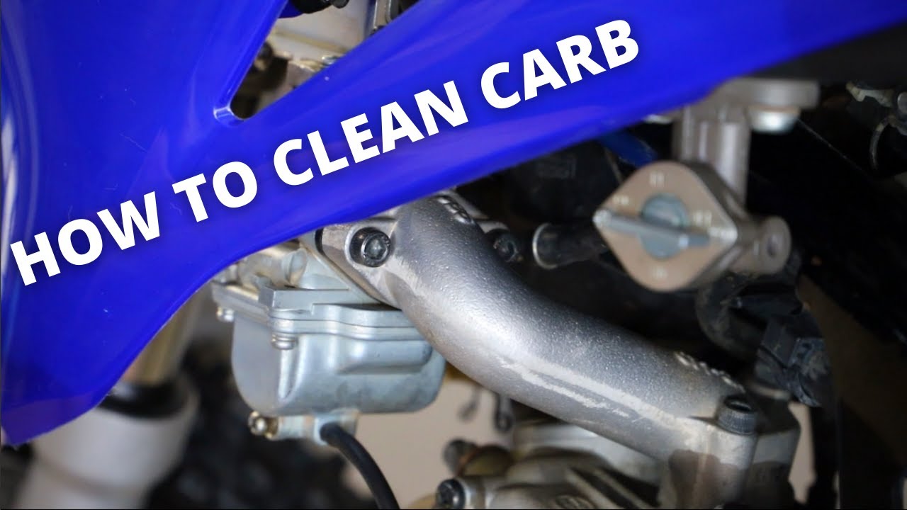 How To Clean a Dirtbike Carburetor (Yamaha TTR110) - YouTube