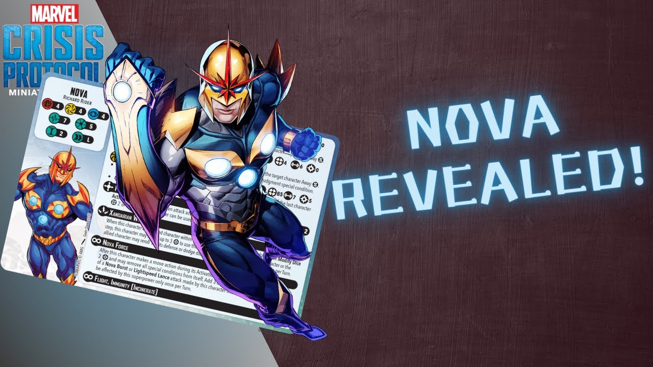 Nova + Tactics Cards Revealed!! ~ Marvel Crisis Protocol Reveal ...