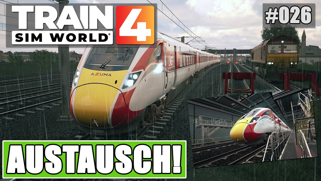 Train Sim World 4 | AZUMA | England ICE? | East Coast Mainline | TSW4 ...