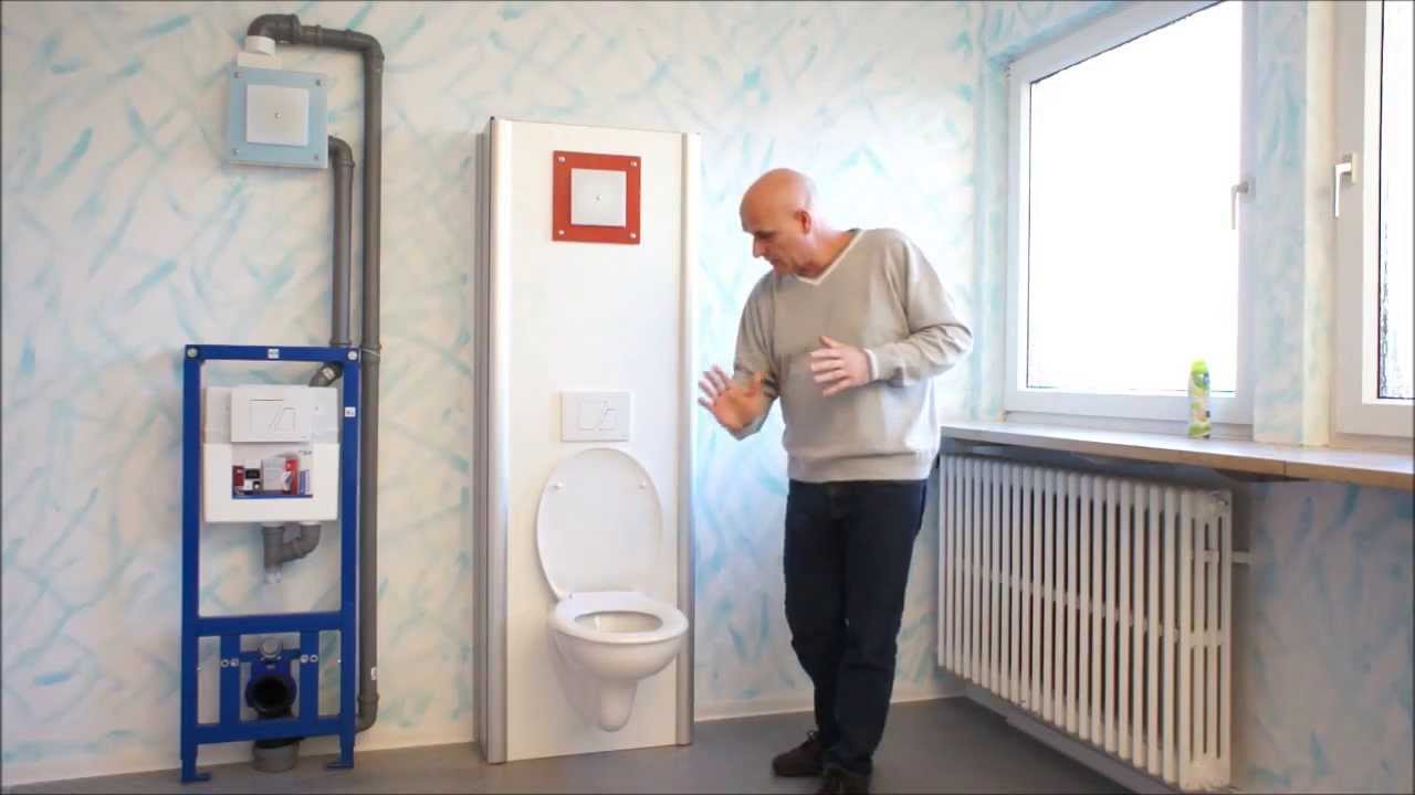 Toilette ohne Geruch mit Raumlüftung - YouTube