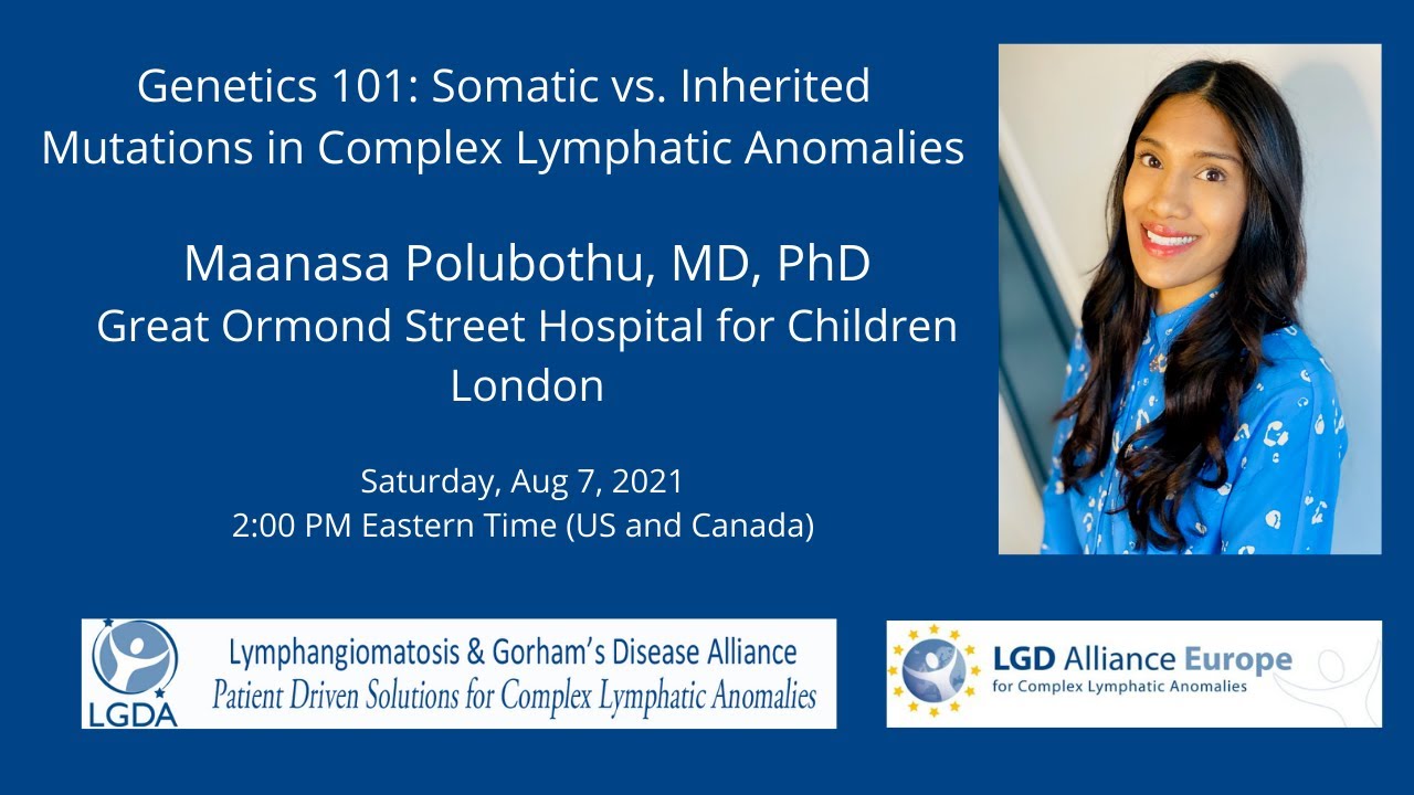 Genetics 101: Somatic vs. Inherited Mutations in Complex Lymphatic ...