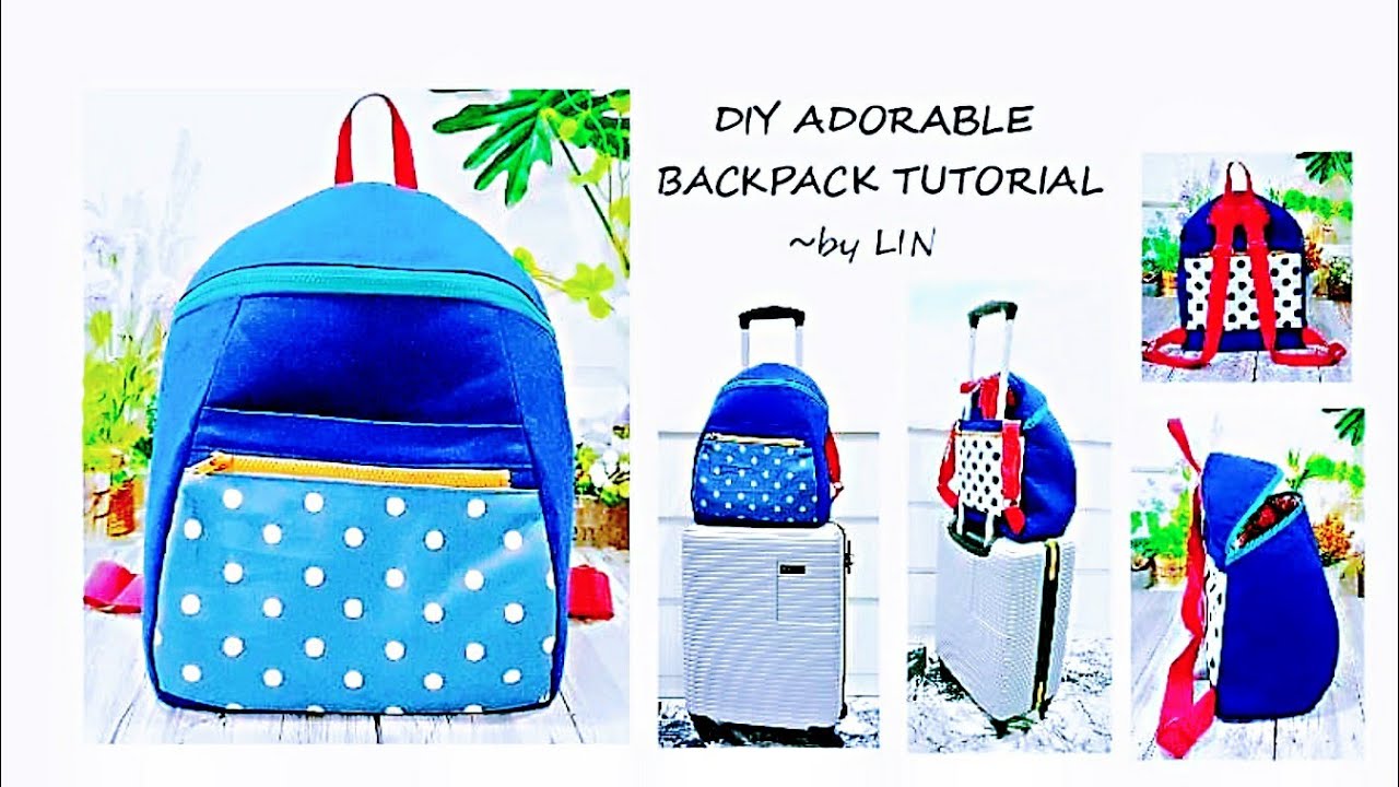 DIY BAG IDEAS ‖ ADORABLE BACKPACK TUTORIAL~ #HandyMum - YouTube