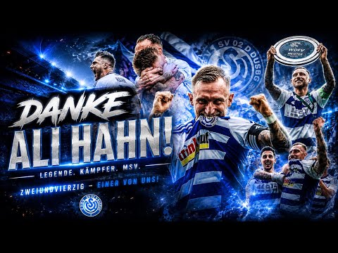 🦓 ZWEIUNDVIERZIG – EINER VON UNS | Danke, Ali Hahn! 💙🤍 MSV DUISBURG